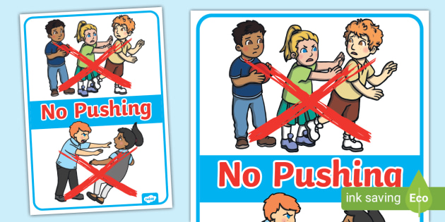 No Hitting Sign For Kids International Day No Hitting Children Say No
