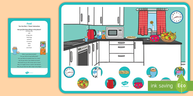 Food Can You Find...? Poster and Prompt Card Pack