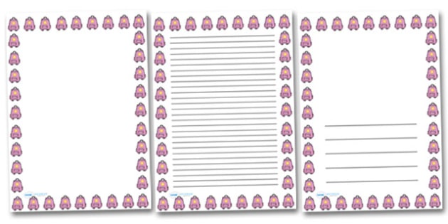 FREE! - Rucksack Portrait Page Borders- Portrait Page Borders