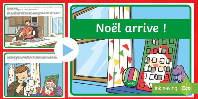PowerPoint : Noël arrive (teacher made)