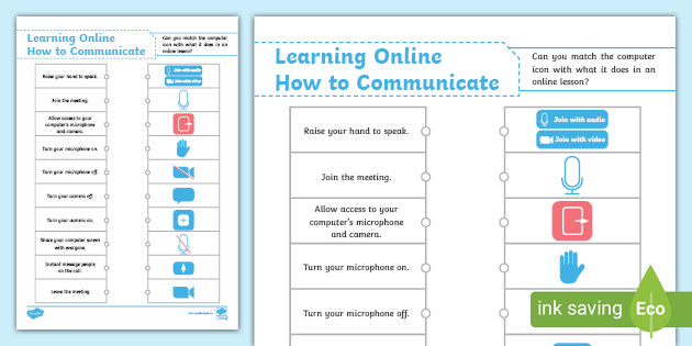 Learning Online – How to Communicate Activity