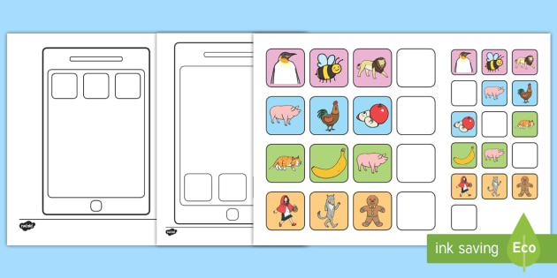 Create a Tablet Cut Out Activity (teacher made)