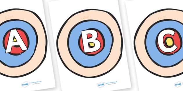 FREE! - A-Z Alphabet on Targets (teacher made)