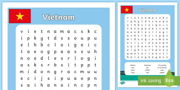 Vietnam Word Search