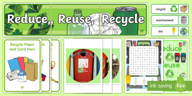 Recycling Resource Pack (teacher made)