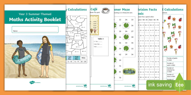 Year 3 Summer Maths Booklet Australian Version