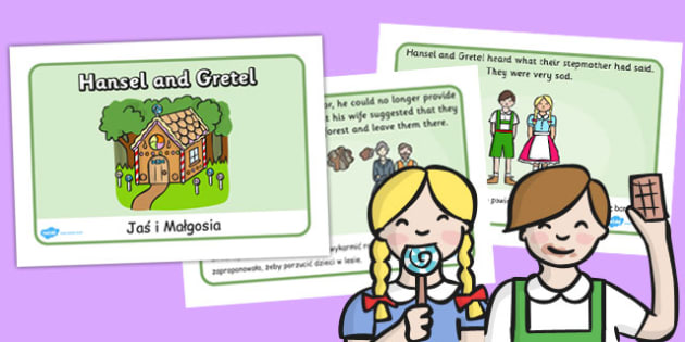 Hansel and Gretel Story Sequencing (A4) Polish Translation - polish