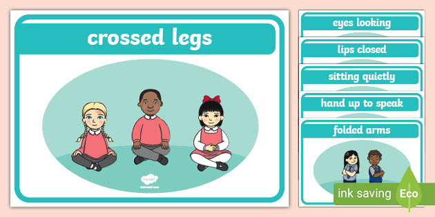 👉 Good Sitting Display Posters (Teacher-Made)