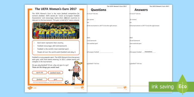 How can I teach children about the Women's Euro football tournament?