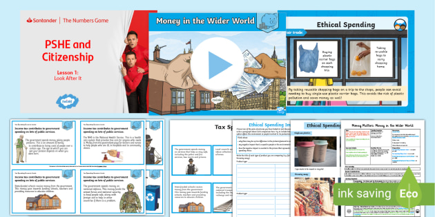 FREE! - PSHE and Citizenship UKS2 Money Matters Lesson 6: Money in the ...