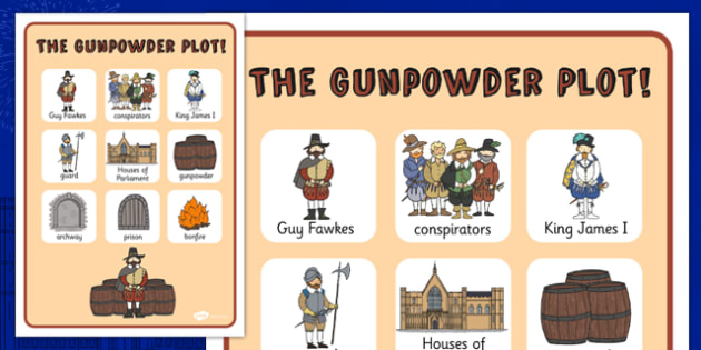 * NOUVEAU * Affiche de vocabulaire : The Gunpowder Plot