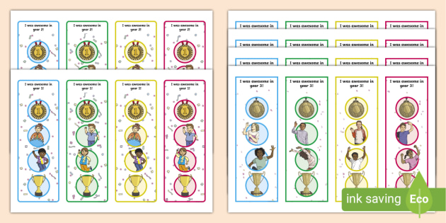 End of Year Celebration Bookmarks (Teacher-Made)