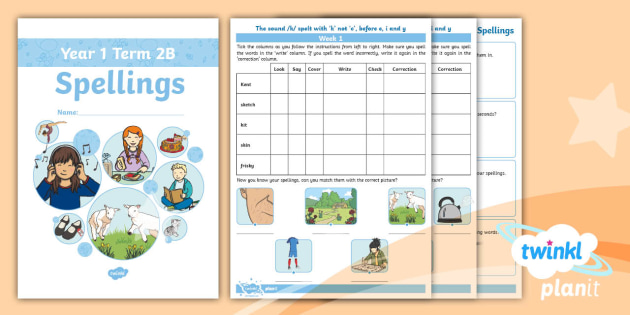 Practice Booklets Year One Primary Resources - Spelling Year One Primary