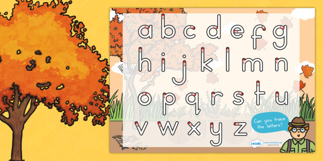 Autumn Themed Letter Writing Worksheet (teacher made)