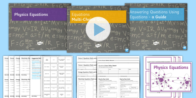 GCSE Physics Equations Revision Pack | AQA | Beyond