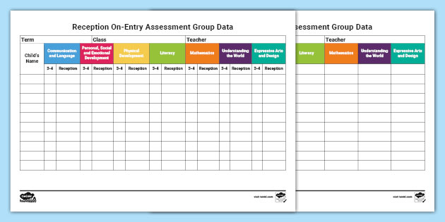 Reception On-Entry Development Matters Baseline Assessment 2020 (New EYFS