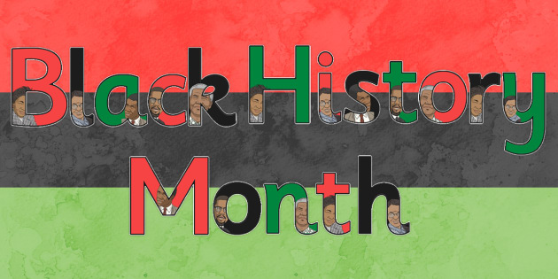 Black History Month Display Lettering - black history month