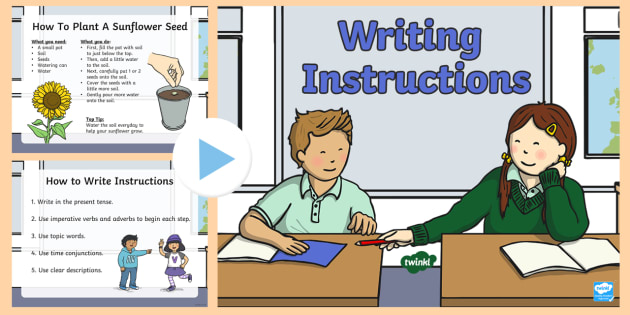 Features of Instructions PowerPoint - Primary Resource