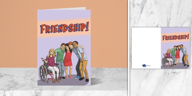 KS2 Friendship Card | Twinkl Party (teacher made)