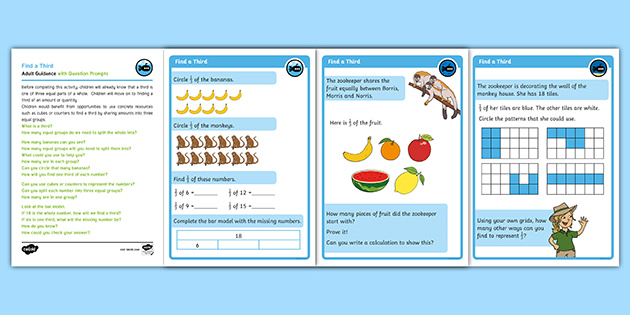 👉 White Rose Maths Compatible Year 2 Find a Third