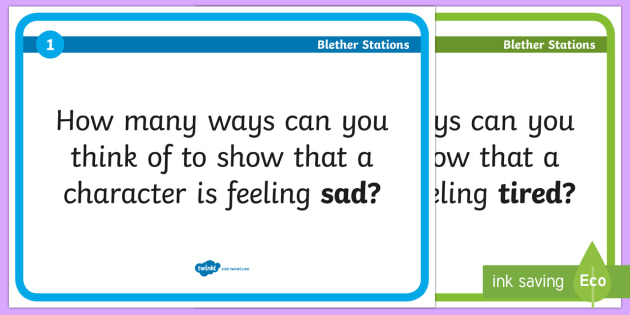 Show Not Tell Writing Activity - Teacher-Made Resource