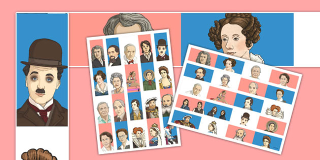Famous Britons Display Borders (teacher made)