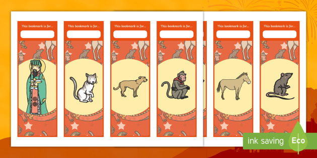 Chinese New Year Story Editable Bookmarks