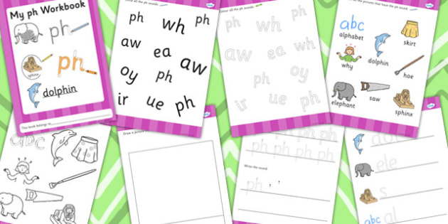 Phase 5 ph Grapheme Workbook (teacher made)