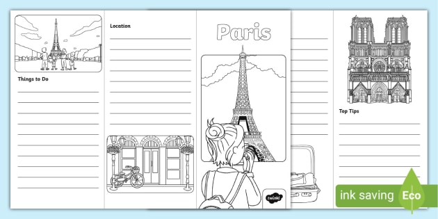 Paris Leaflet Template (creat de profesori)