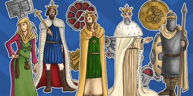 Anglo-Saxons Large Display Cut Out Pack (teacher made)