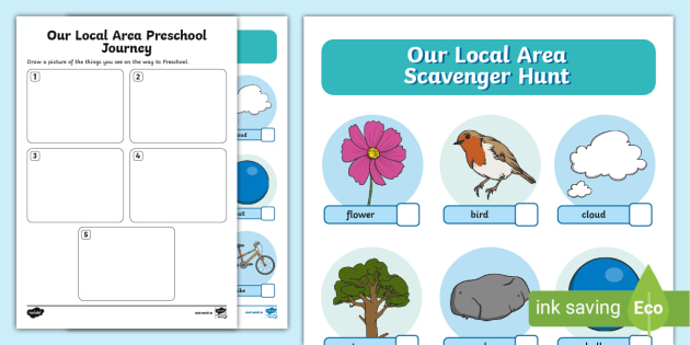 Preschool Scavenger Hunts | twinkl.co.uk