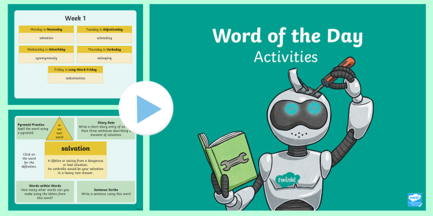 Word of the Day PowerPoints | twinkl.com.au