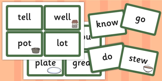 Vocab Matching Cards to Support Teaching on What's The Time, Mr Wolf?