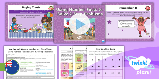 Year 2 Addition and Subtraction Solve Problems Lesson 2