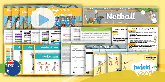 Move PE Year 6 Netball Unit Pack (teacher made)