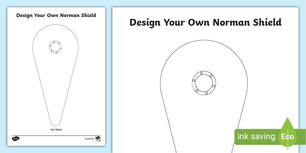Design Your Own Norman Shield (teacher made)
