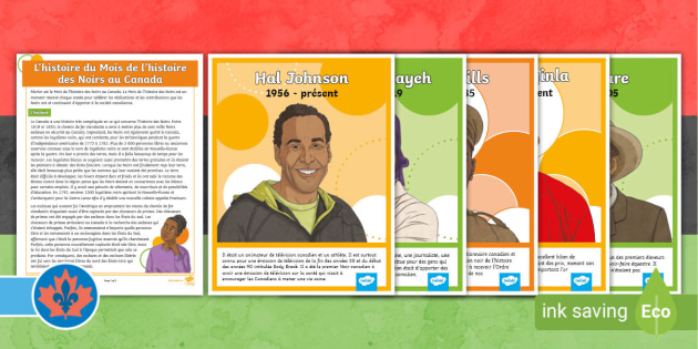 FREE Black History Month in Canada Intermediate Activity Pack French