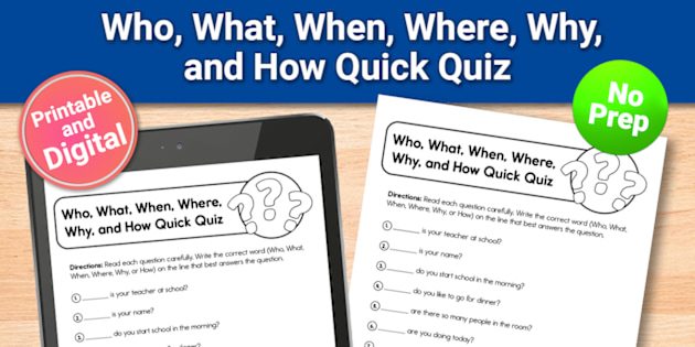 Question Words Posters | twinkl.com