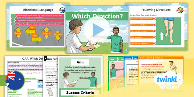 Year 3 OAA Lesson 4: Which Direction? Lesson Pack