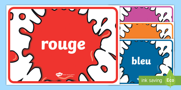 Posters : Les couleurs (teacher made)