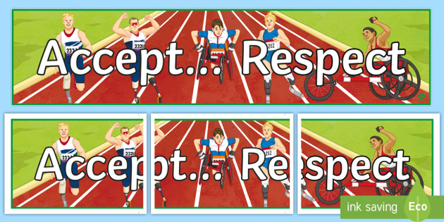 Accept... Respect Display Banner (teacher made)