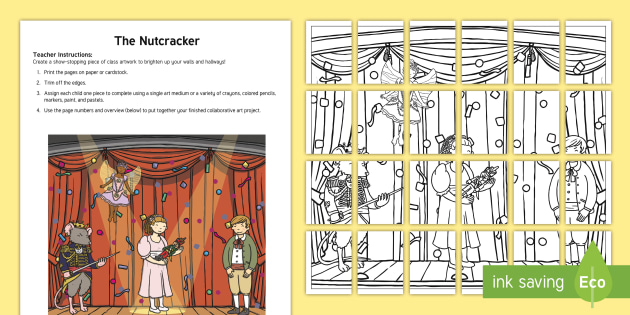 The Nutcracker Collaborative Art Pack (teacher made)