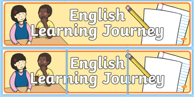 English Learning Journey Display Banner (teacher made)