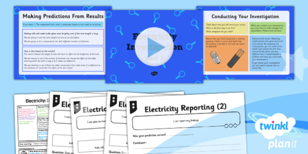 Science: Electricity: Electricity Investigation Part 3 Year 6 Lesson Pack 6
