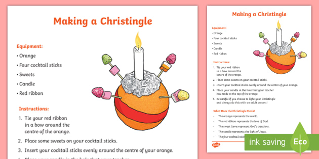How To Make A Christingle Step-by-Step Instructions