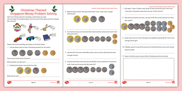 Christmas Maths Worksheets | twinkl.com.au