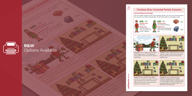 👉 Connected Particles: Christmas Elves | AS Level Maths