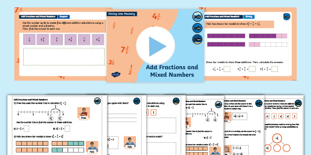 Adding Fractions Lessons | twinkl.co.uk
