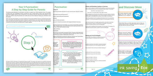 Year 5 Punctuation: A Step-by-Step Guide for Parents