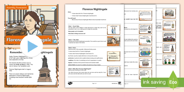Florence Nightingale Biographies | twinkl.co.uk